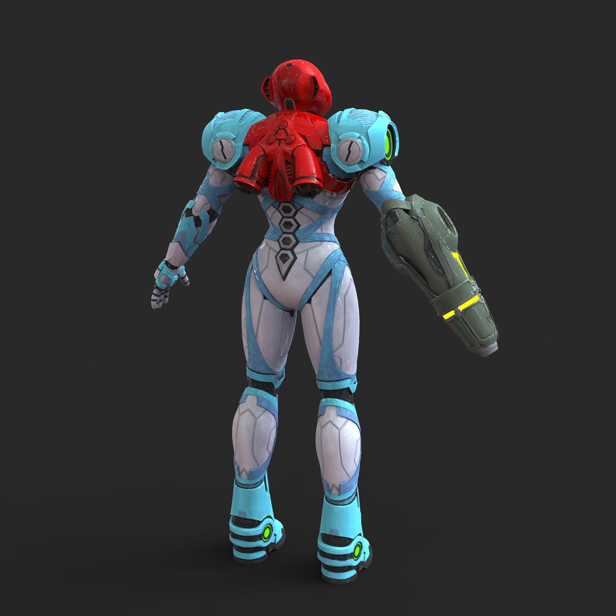 Samus Dread Custom Full Body Wearable Armor With Helmet 3D - Etsy