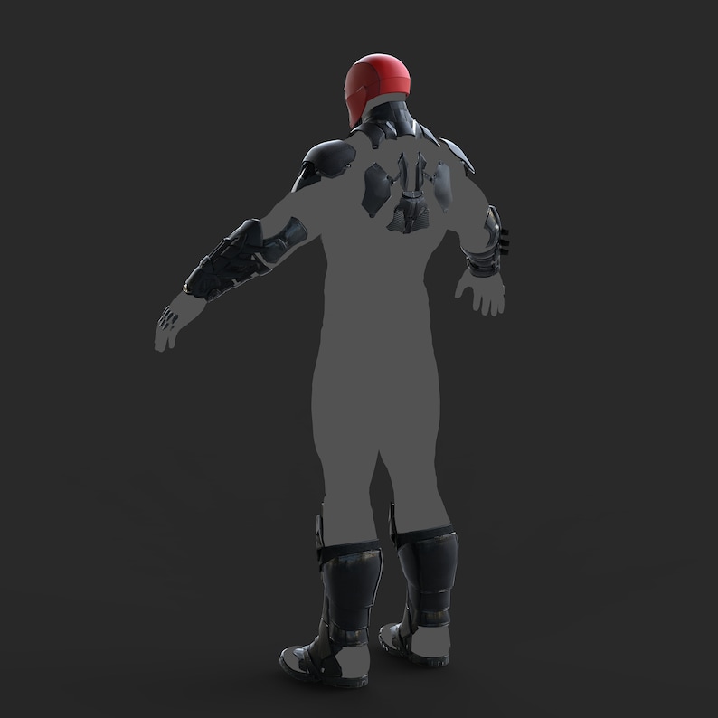 Redhood Rebirth Custom Full Body Wearable Armor With Helmet 3D - Etsy