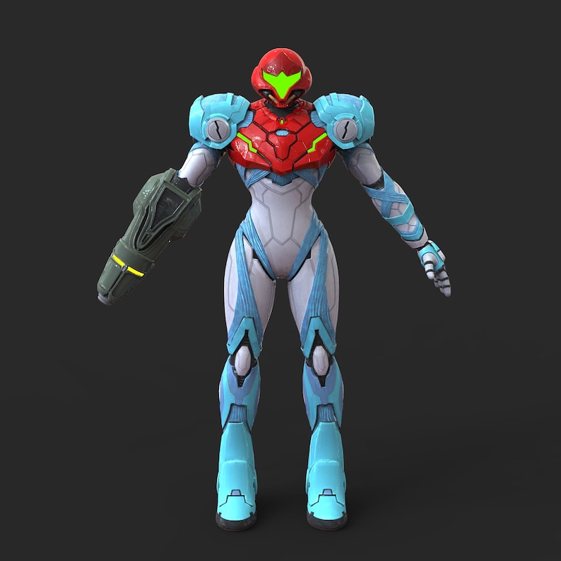 Samus Dread Custom Full Body Wearable Armor With Helmet 3D Model STL - Etsy