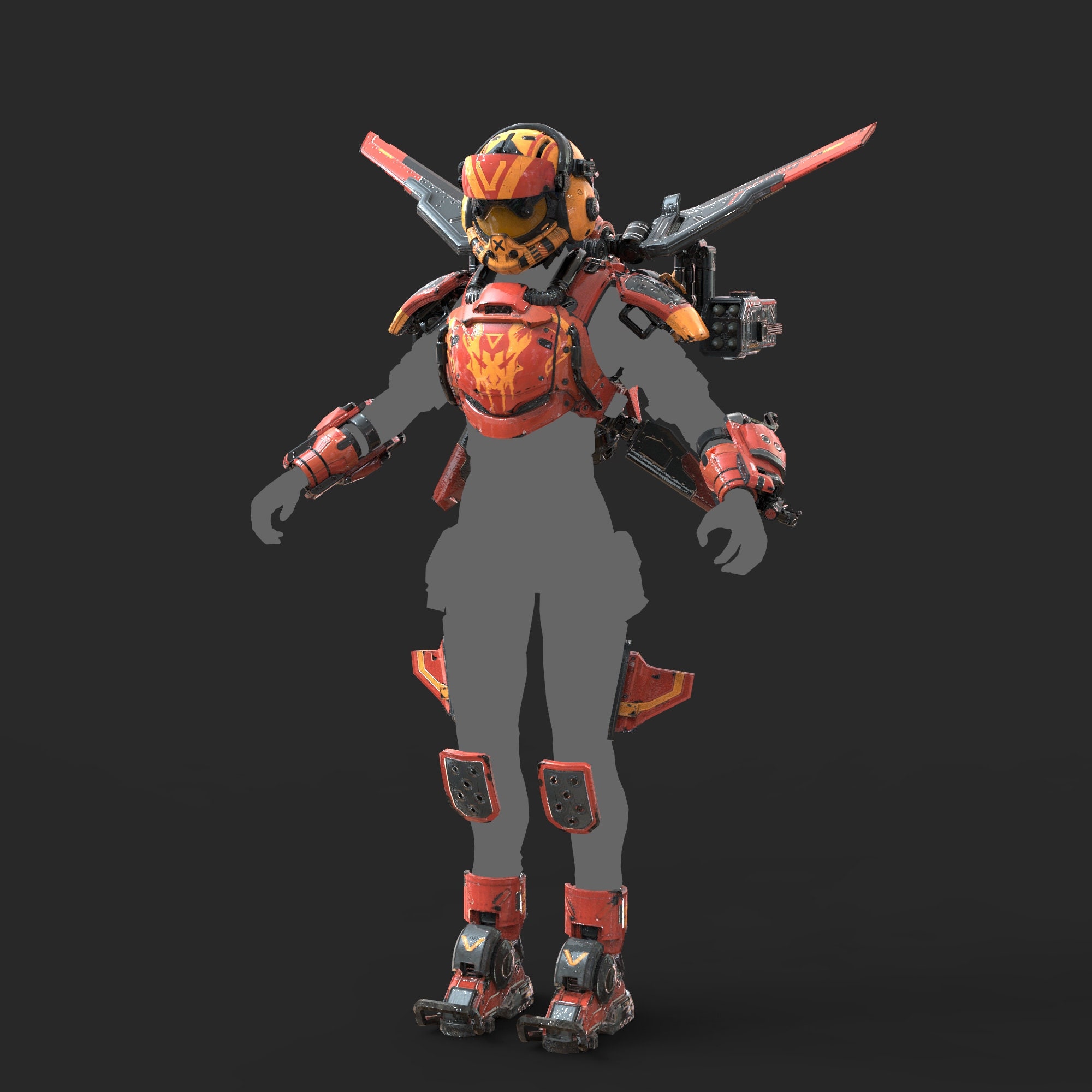 Valkyrie Birthright Custom Full Body Wearable Armor With Helmet 3D ...