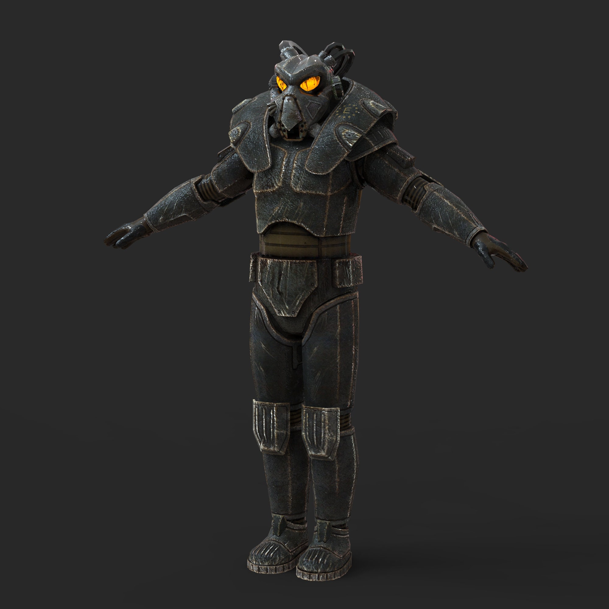 Fallout Newvgas Remnant Enclave Power Armor Custom Full Body Wearable ...