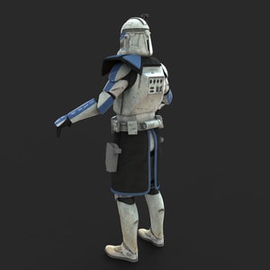 Captain Rex Phase 2 Custom Full Body Wearable Armor With Helmet 3D ...