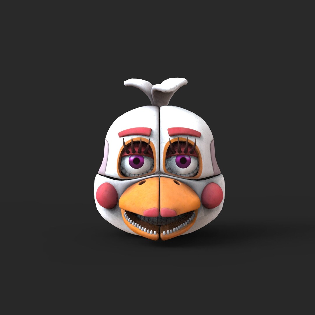 Funtime Chica Help Wanted 2 Custom Full Wearable Head 3D Model STL - Etsy