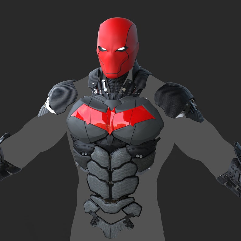 Redhood Rebirth Custom Full Body Wearable Armor With Helmet 3D - Etsy