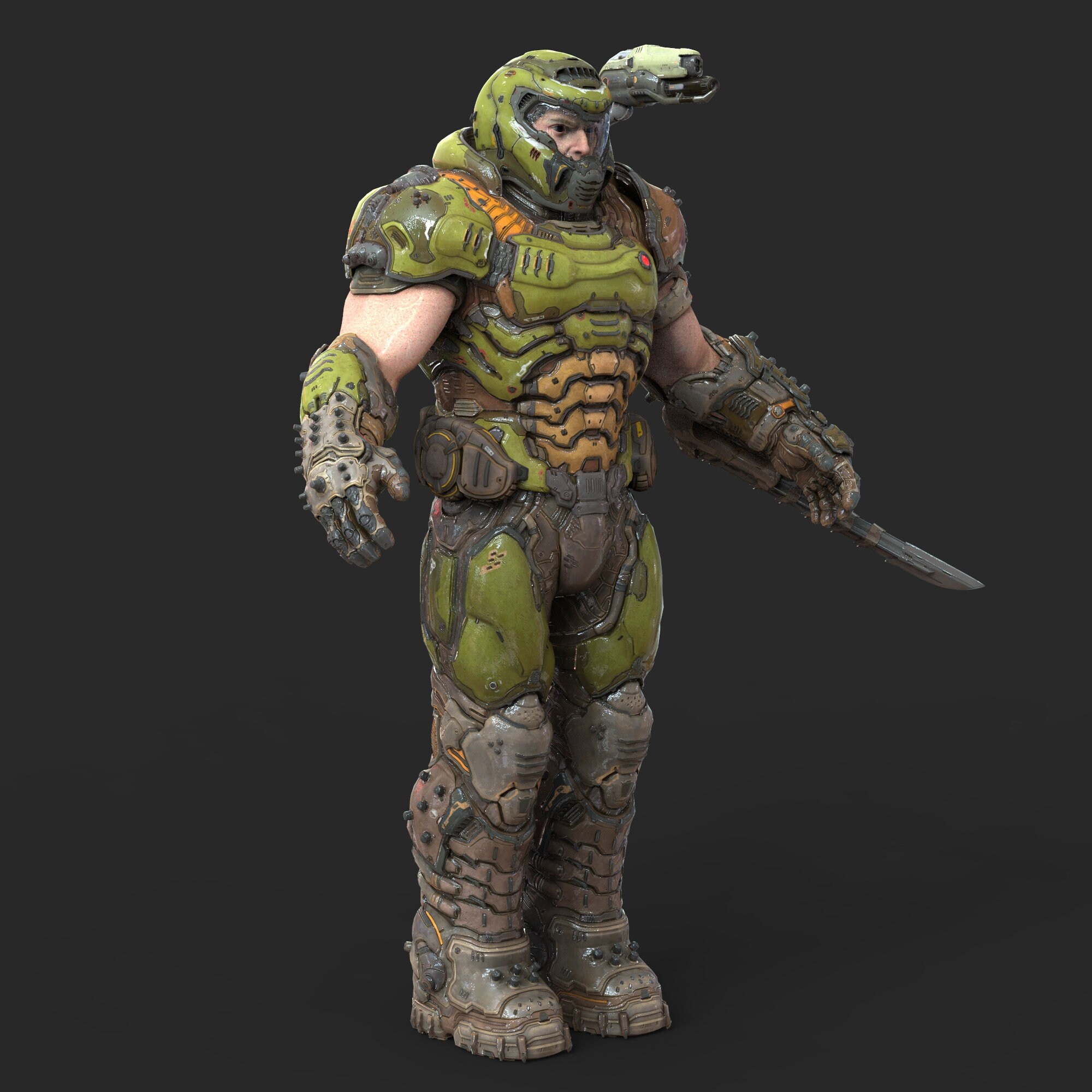 Doomslayer Eternal Custom Full Body Wearable Armor With Helmet - Etsy