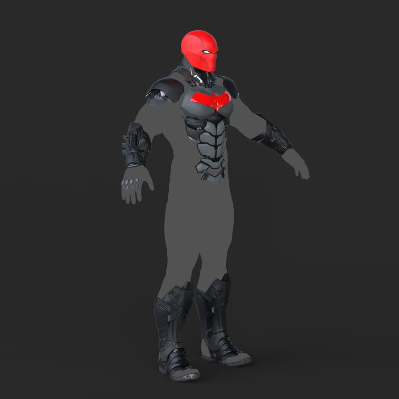 Redhood Rebirth Custom Full Body Wearable Armor With Helmet 3D - Etsy