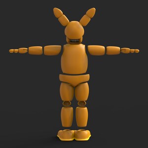 Spring Bonnie Movie Version Furry Custom Full Body Wearable Body With ...