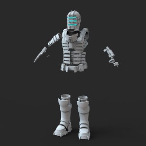 Isaac Clarke Dead Spce Custom Full Wearable Armor With Helmet and Laser ...
