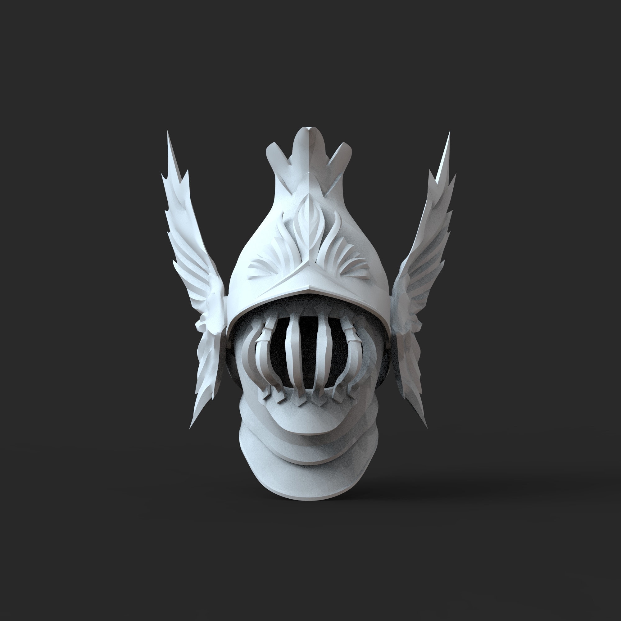 Clearnot Knight Custom Full Helmet Wearable 3D Model STL - Etsy