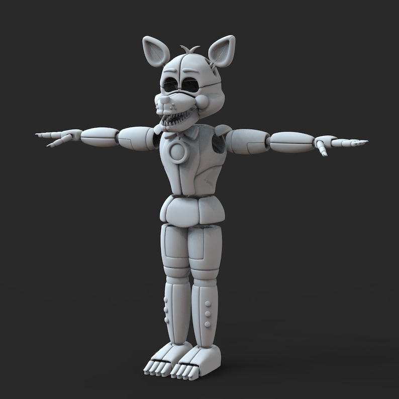 Funtime Foxy SL Furry Custom Full Body Wearable Parts With Helmet 3D ...