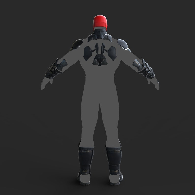 Redhood Rebirth Custom Full Body Wearable Armor With Helmet 3D - Etsy