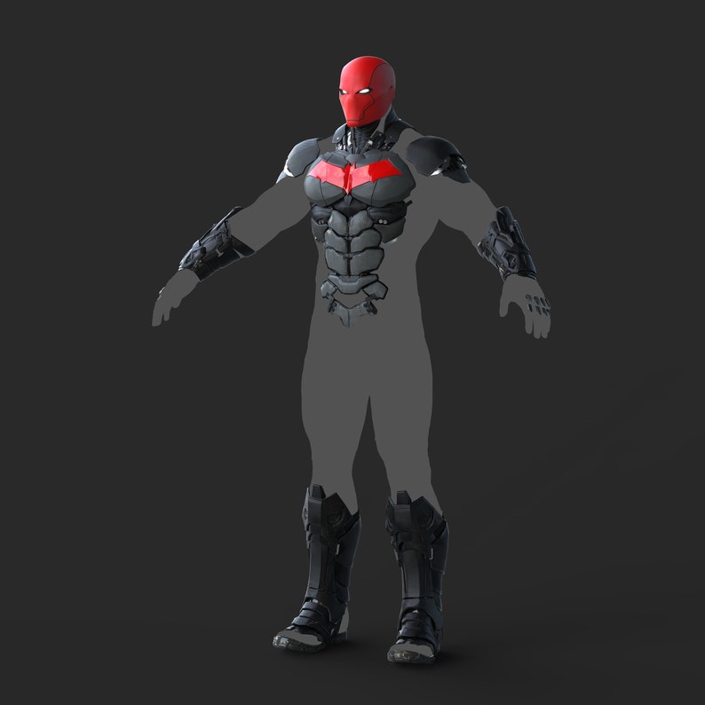 Redhood Rebirth Custom Full Body Wearable Armor With Helmet 3D - Etsy