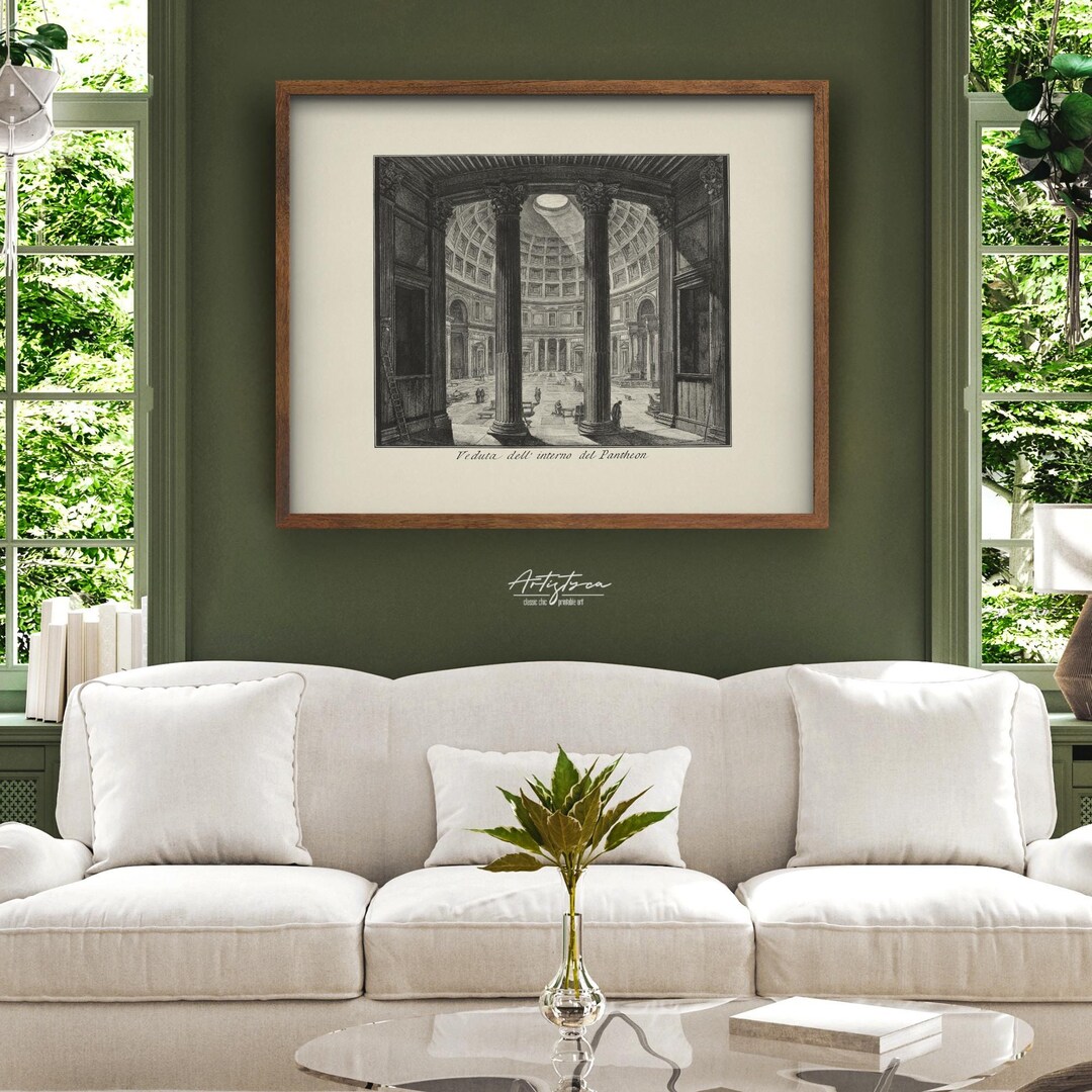 PANTHEON Wall Art, PANTHEON Digital Print, Ancient ROME Monument ...