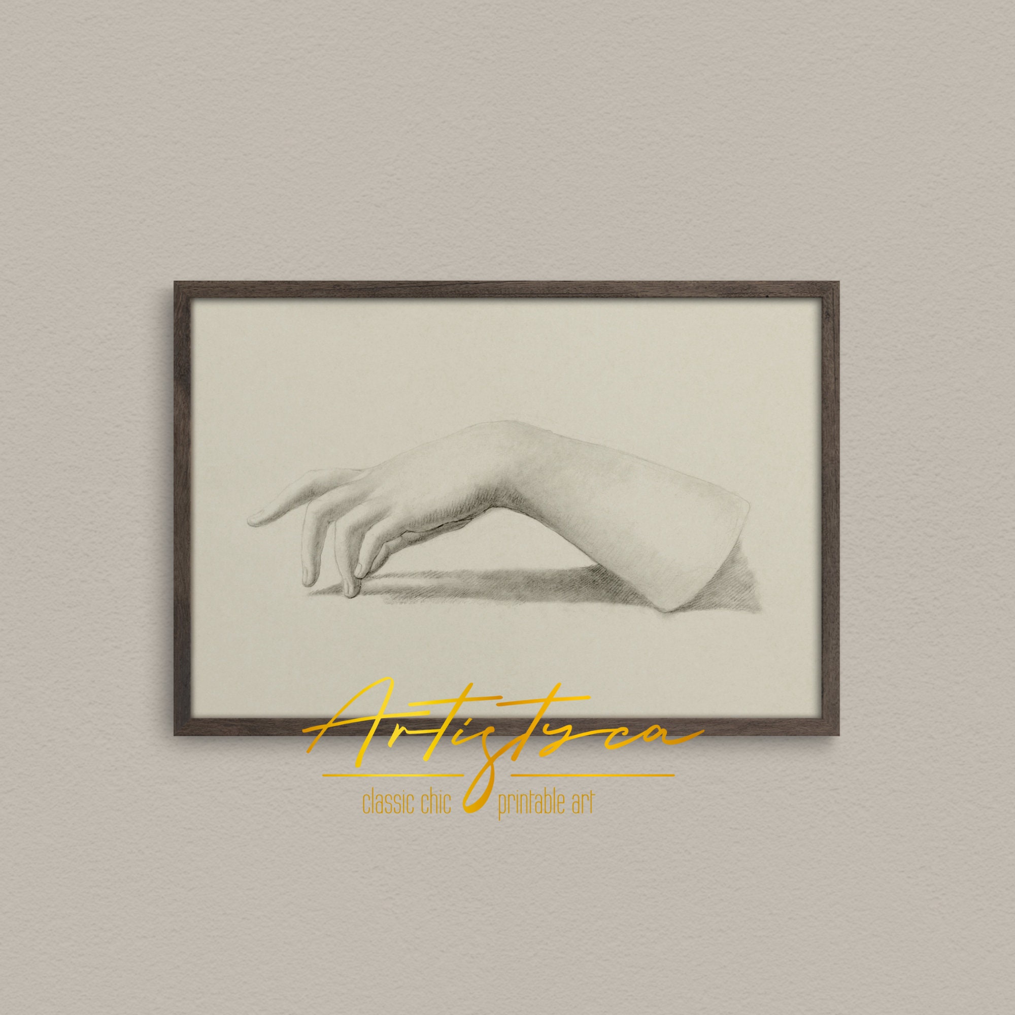 Left Hand Drawing With Pencil