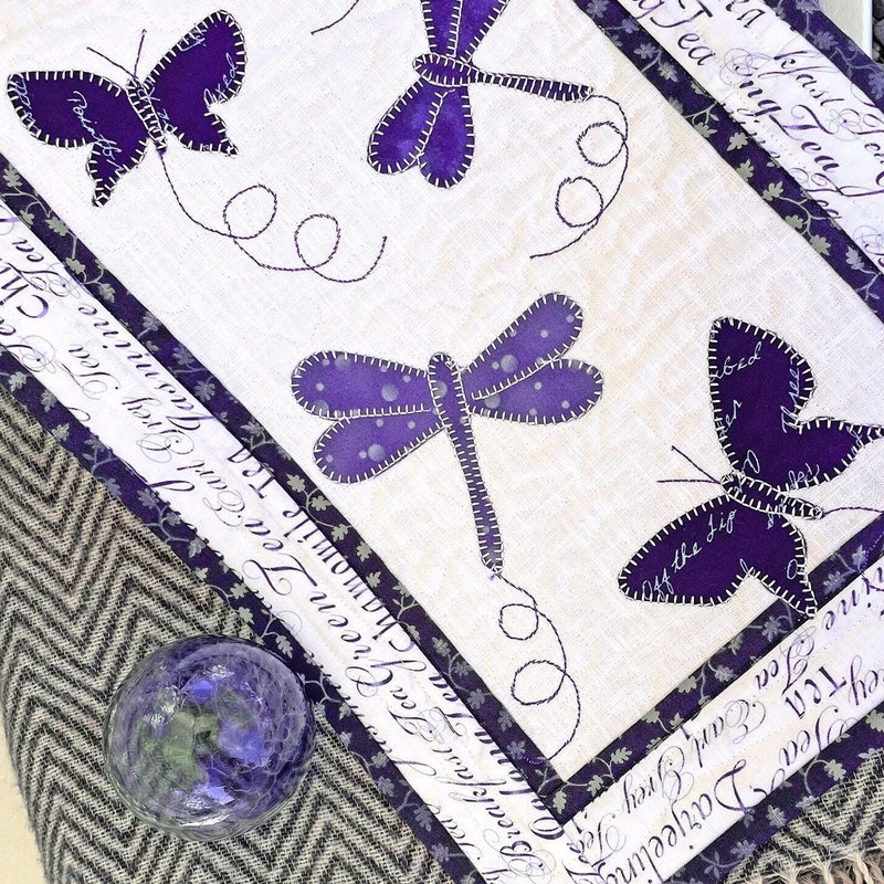 Butterfly Quilt Runner - Etsy