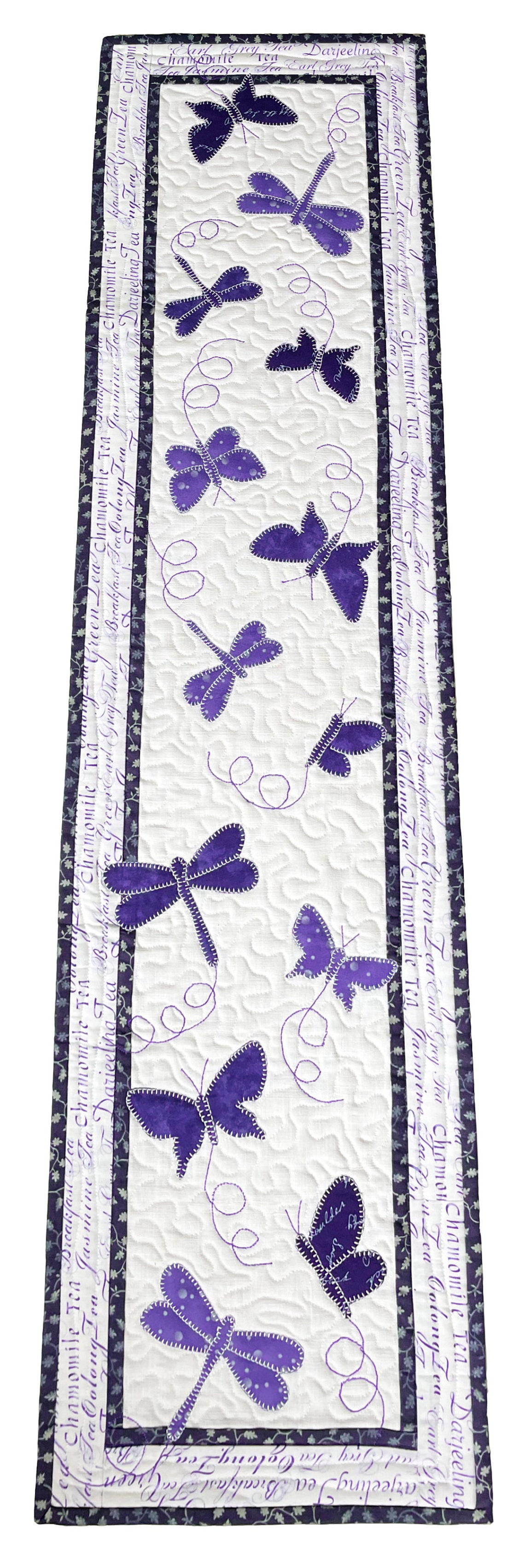Meadow Wings, Quilt Pattern With Applique / PDF, Easy Scrap-friendly ...