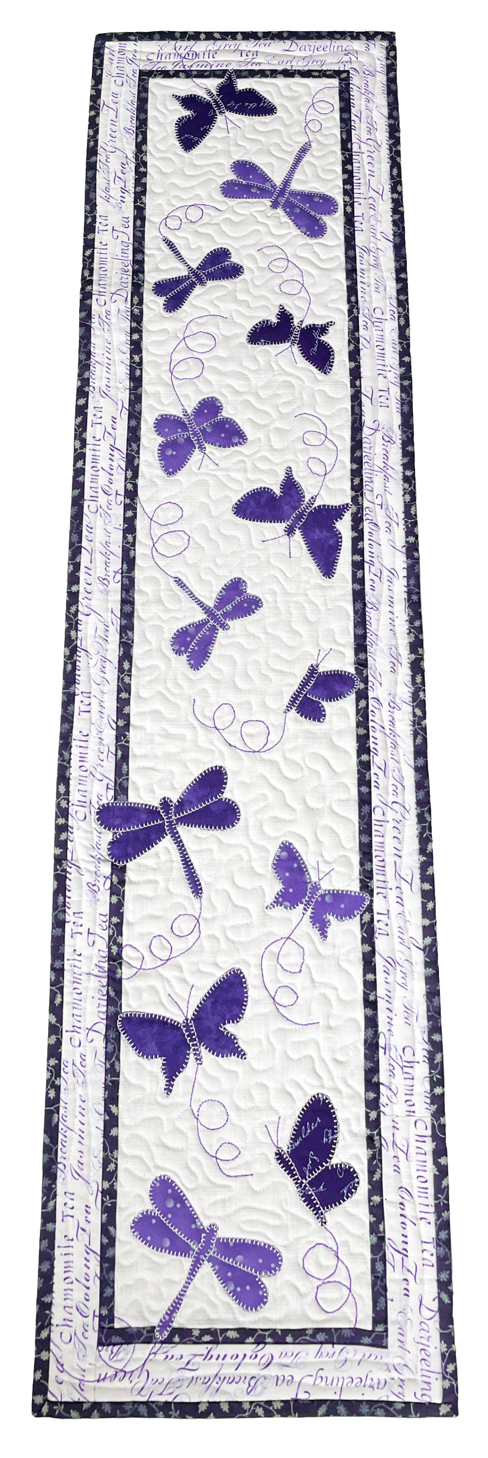 Meadow Wings, Quilt Pattern With Applique / PDF, Easy Scrap-friendly ...