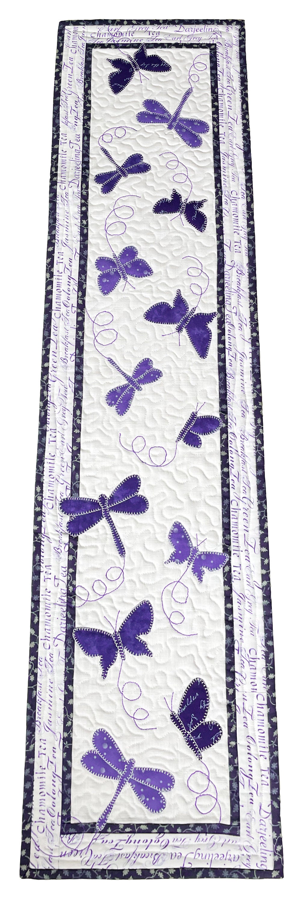 Meadow Wings, Quilt Pattern With Applique / PDF, Easy Scrap-friendly ...
