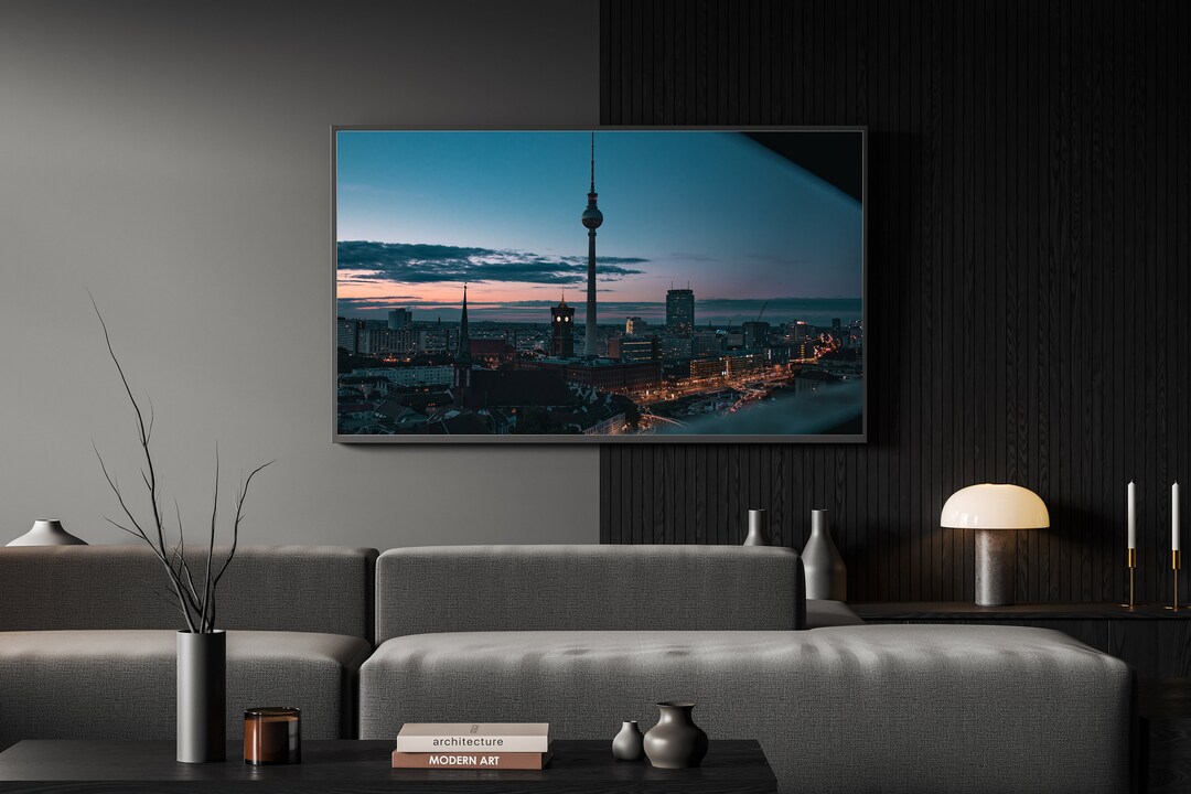 Wall Art for Living Room Wall Photo Berlin Photo Art Wall Decor for Friends Entryway Hall Street ...