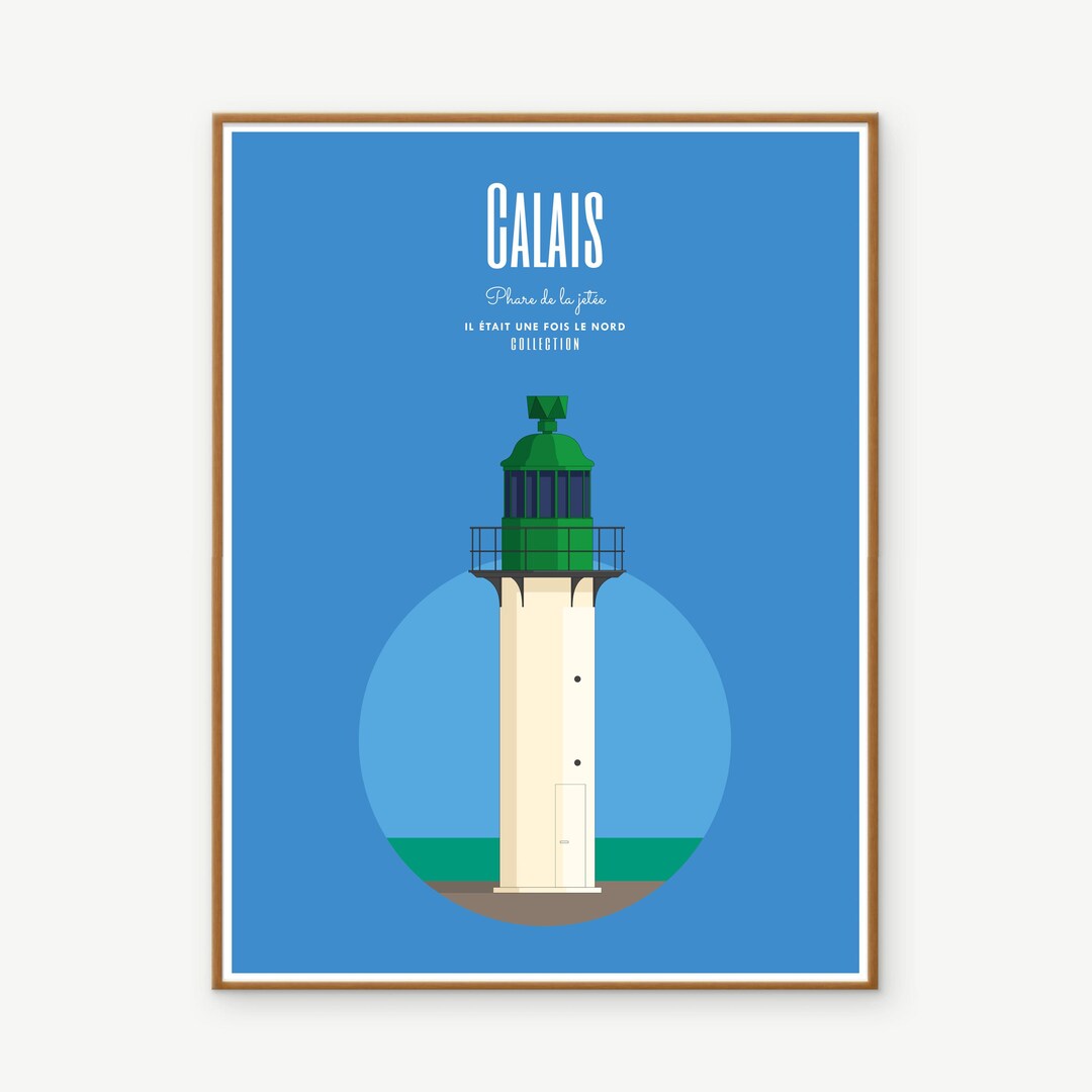Calais Lighthouse Poster - Etsy