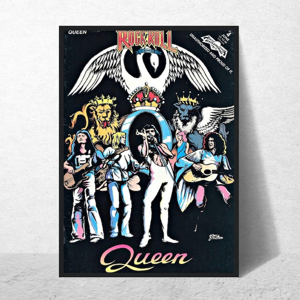 Queen Band Poster - Etsy