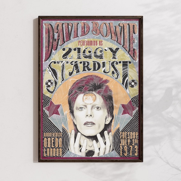David Bowie Poster - Etsy