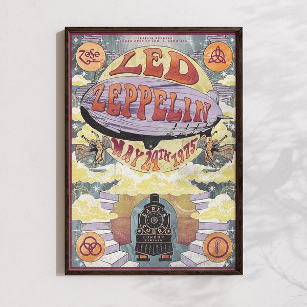 Led Zeppelin Art - Etsy