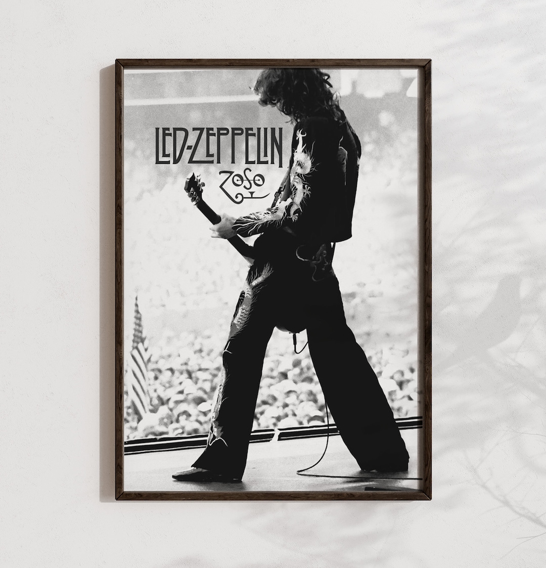 LED ZEPPELIN Band Poster / Vintage Wall Art / Music - Etsy