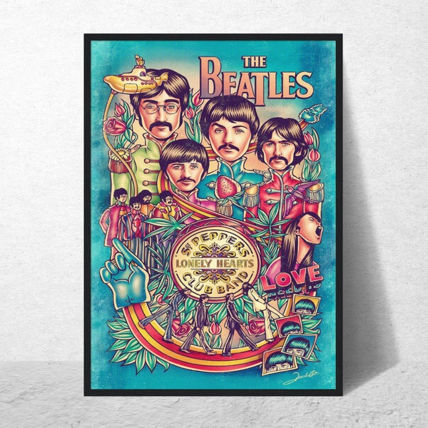 Beatles poster - Etsy.de