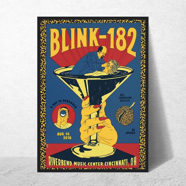 Blink 182 Poster - Etsy