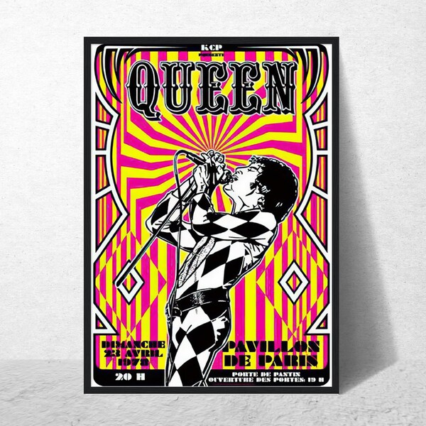 Queen Band Poster - Etsy