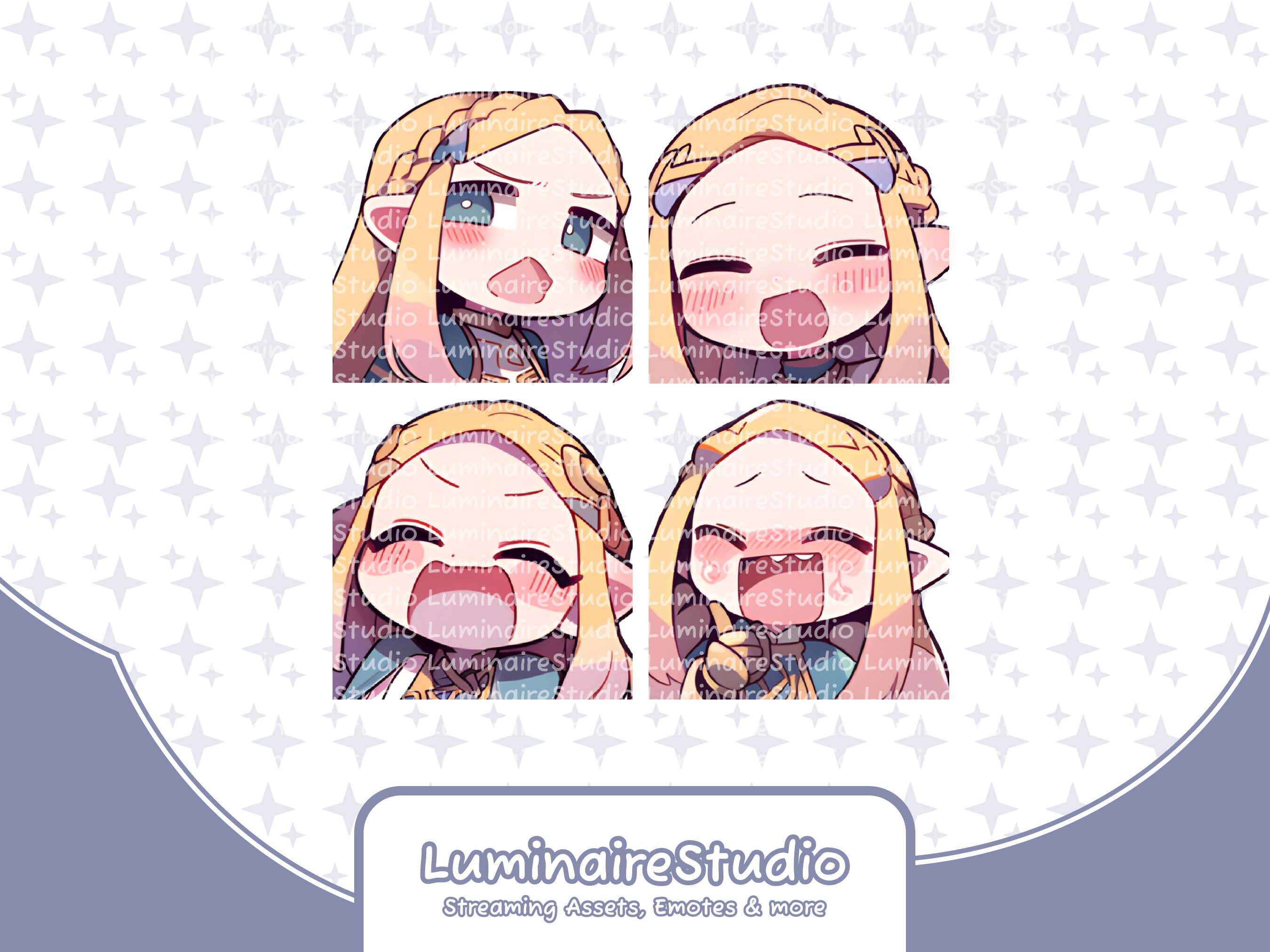 34 Zelda From the Legend of Zelda Emotes for Twitch Streamers - Etsy Canada