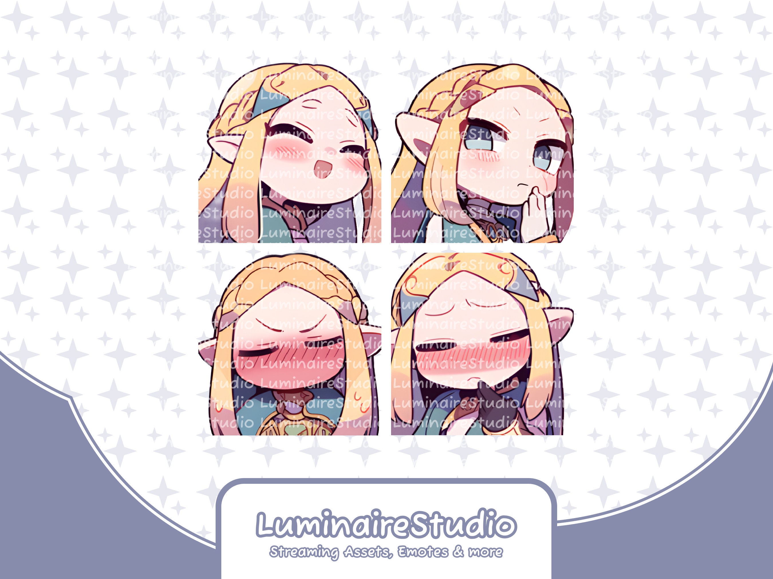 34 Zelda From the Legend of Zelda Emotes for Twitch Streamers - Etsy Canada