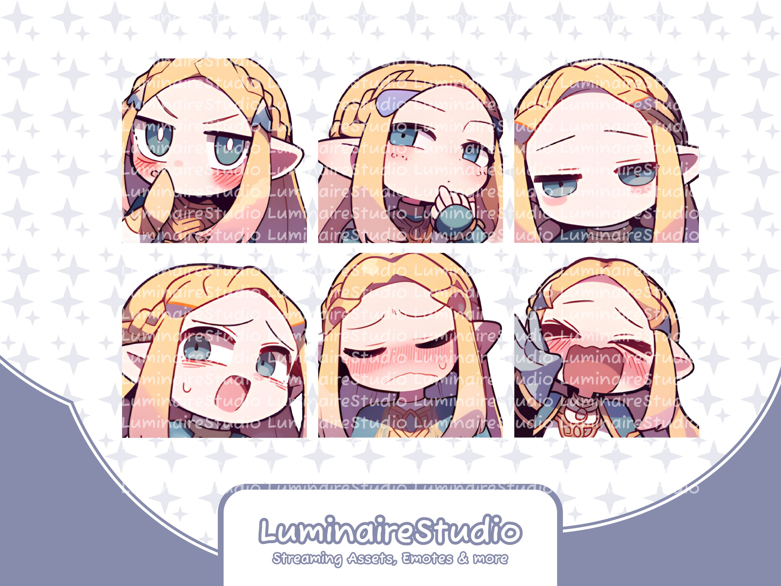 34 Zelda From the Legend of Zelda Emotes for Twitch Streamers - Etsy Canada