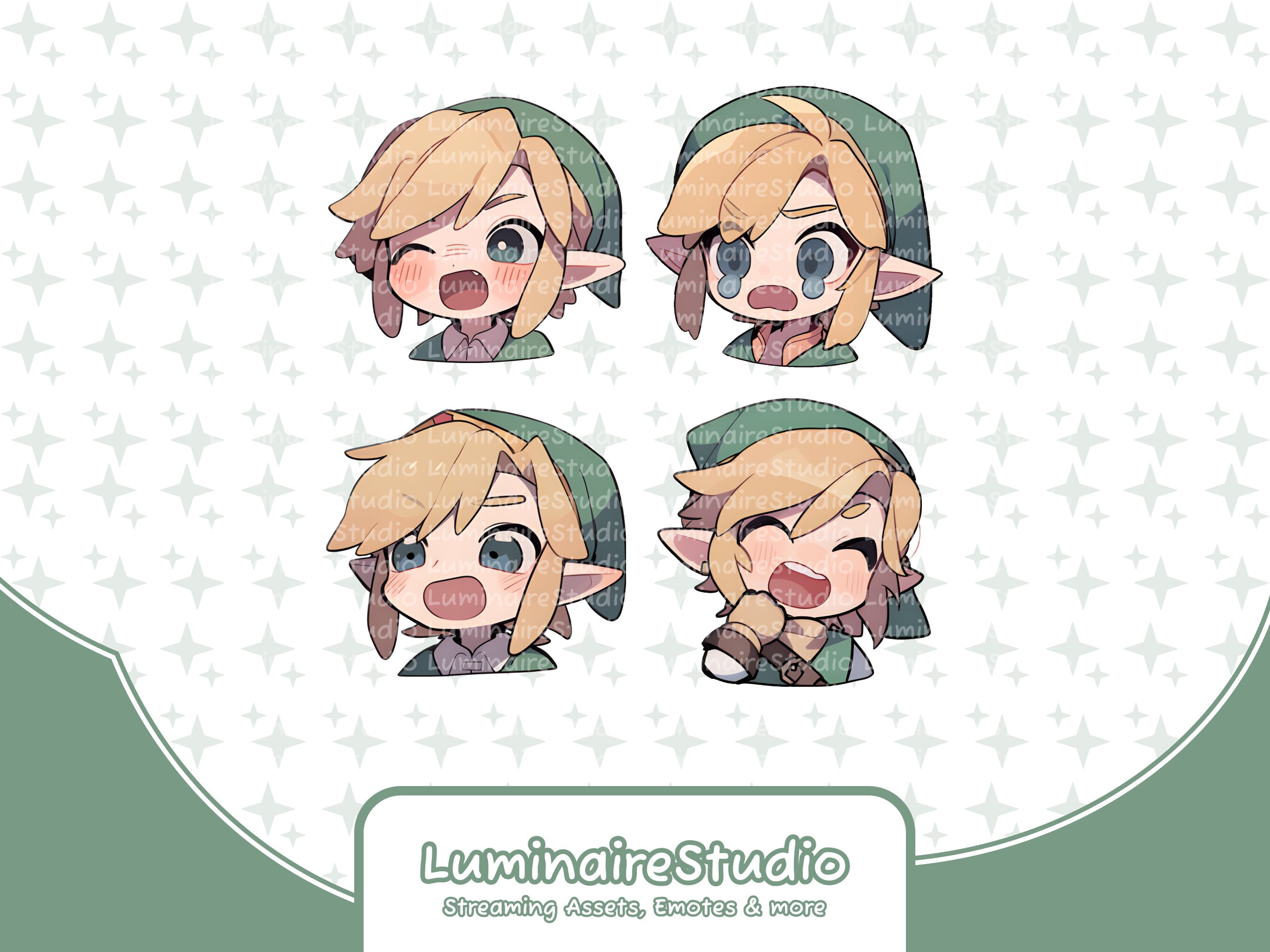14 Link Legend of Zelda Emotes for Twitch Streamers Discord - Etsy Canada