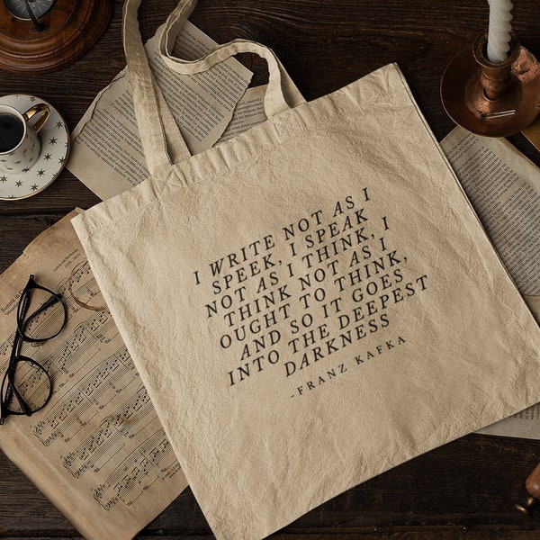 Franz Kafka Tote Bag - Etsy