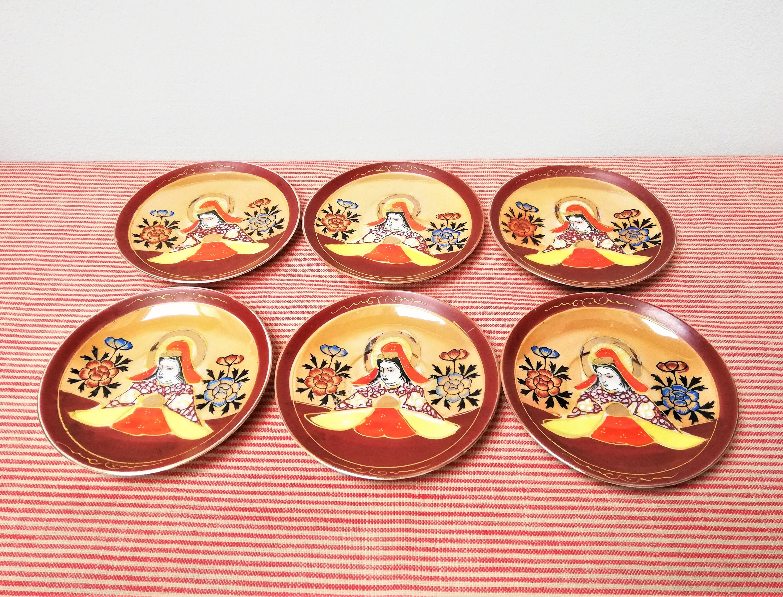 Vintage Japanese Genuine Samurai China Tea/coffee Set - Etsy