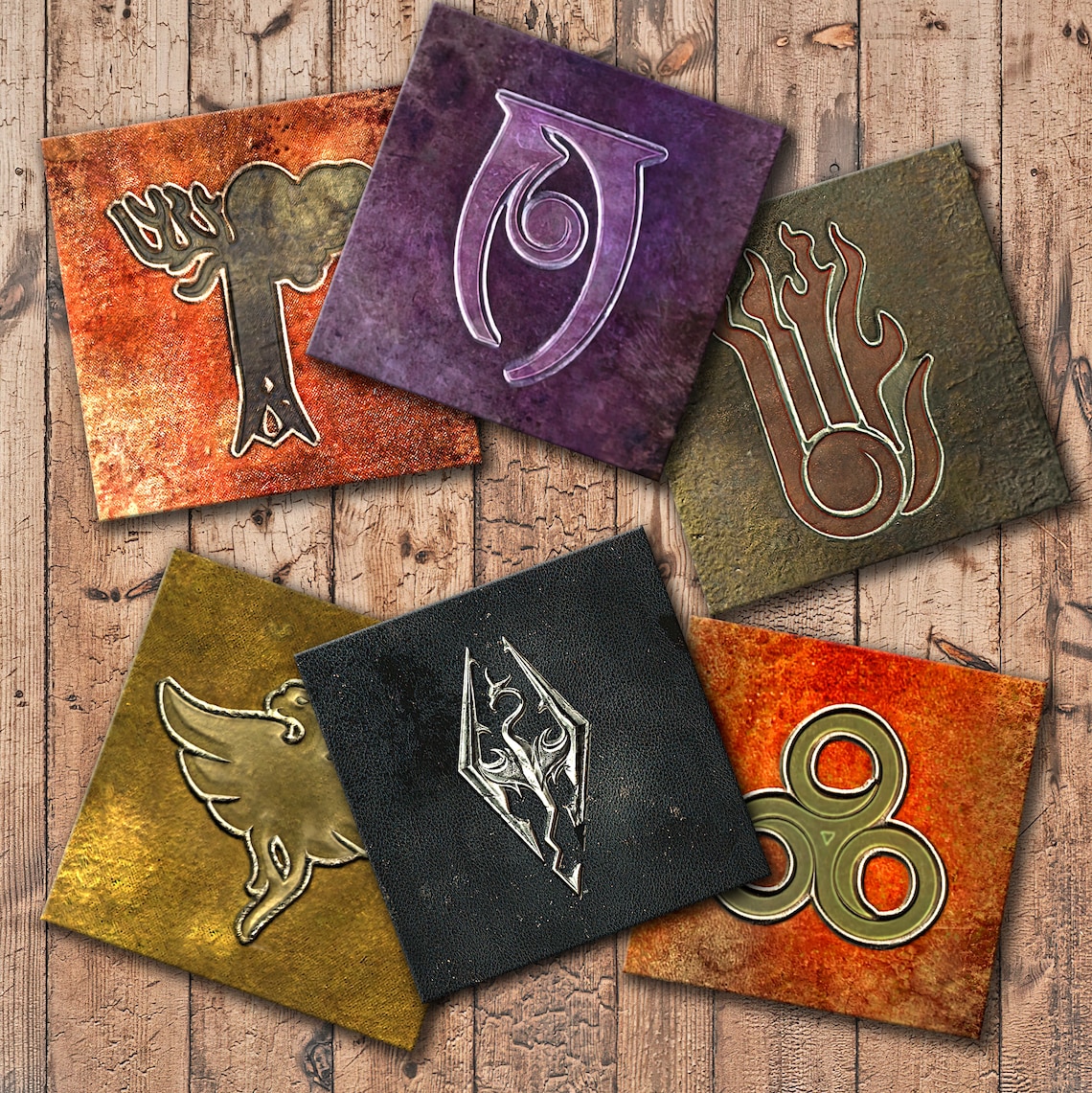 Skyrim Coasters Elder Scrolls Skyrim Spell Tome Book Coaster - Etsy