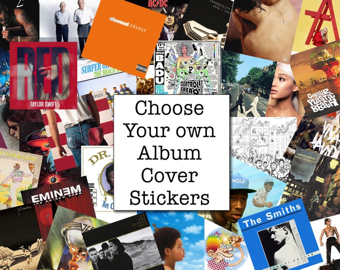 CUSTOM Album Cover Sticker | Laptop Sticker | Journal Sticker - Etsy Canada