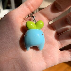 Cute Blueberry Cute Polymer Clay Keychain Blue Berry - Etsy