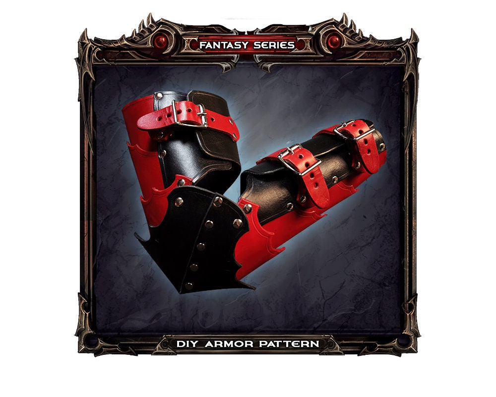 Fantasy Full Arms Pattern Pdf and Tutorial Printable Armor - Etsy