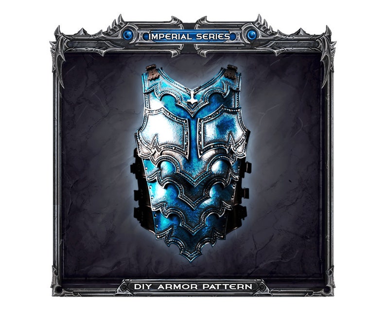 Imperial Knight Breastplate Armor Pattern With Video Tutorial — PDF ...