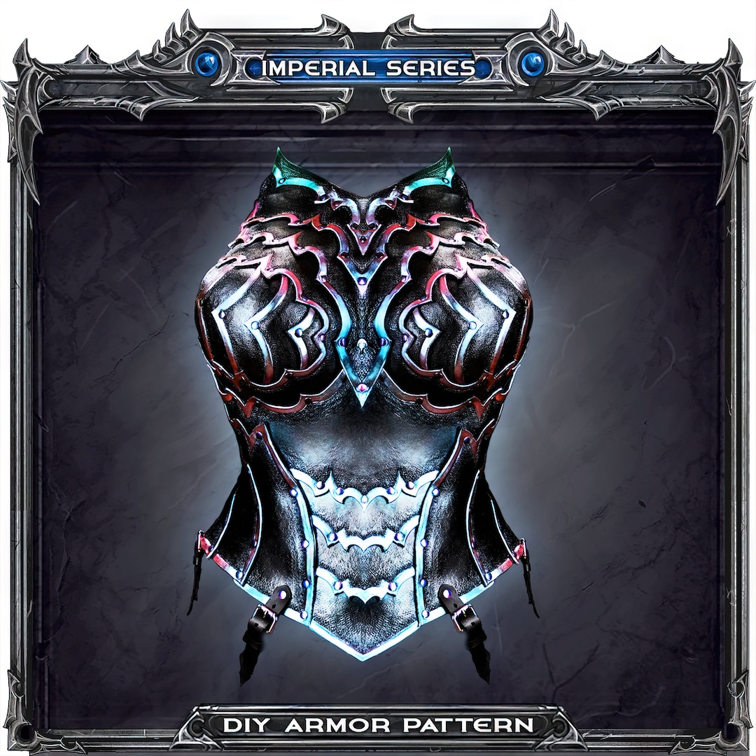 Imperial Knight Corset Armor Pattern With Video Tutorial — PDF + SVG - Etsy