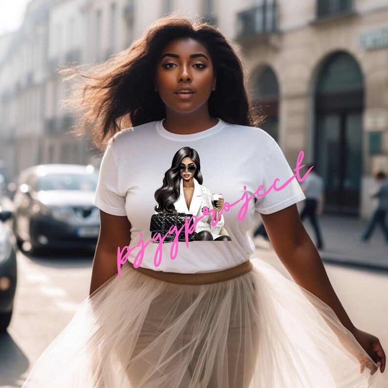 Black Girl Magic Clipart Transparent PNG African American - Etsy