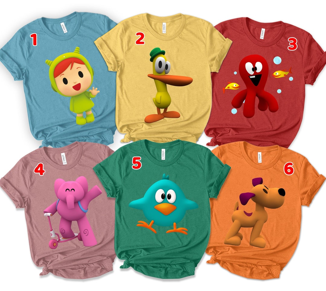 Pocoyo Birthday Shirt Pocoyo Family Shirt Pocoyo Family - Etsy