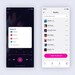 Music-mobile-app-ui-kit-light-dark-graphics - Etsy
