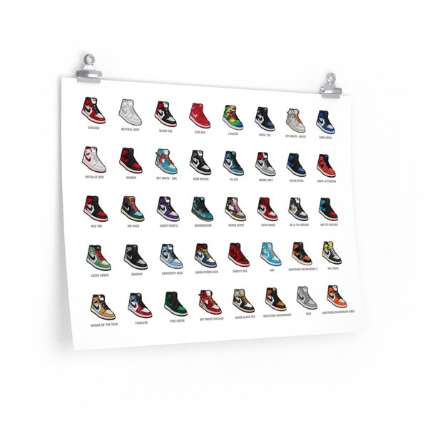 Air Jordan Pop Art - Etsy