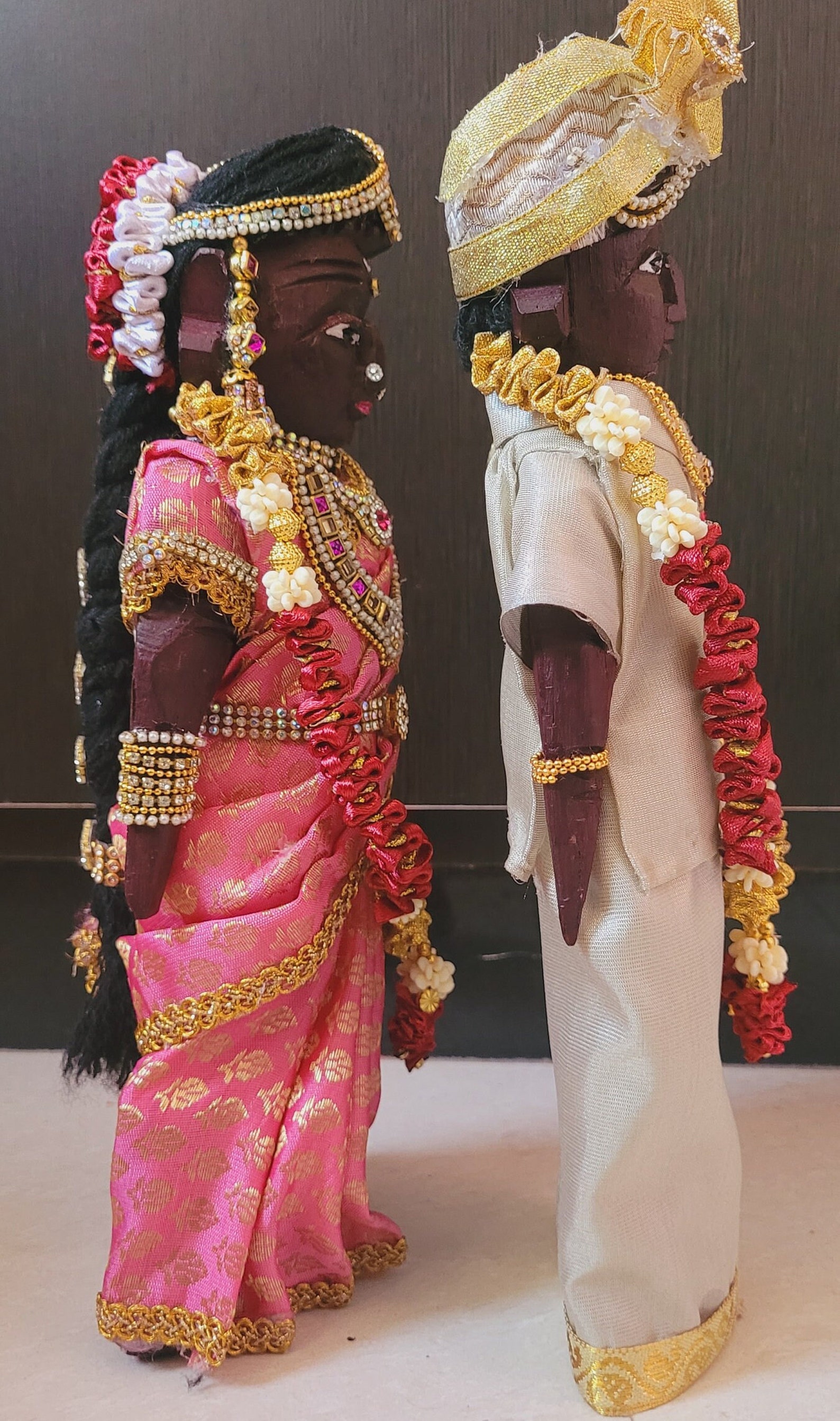 Wooden Marapachi Dolls, Traditional Gift, Cultural Art, Religious Gift ...