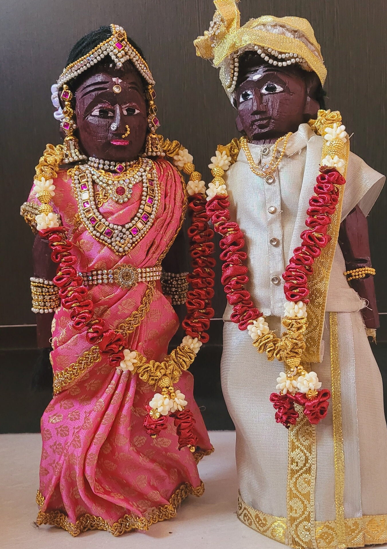 Wooden Marapachi Dolls, Traditional Gift, Cultural Art, Religious Gift ...
