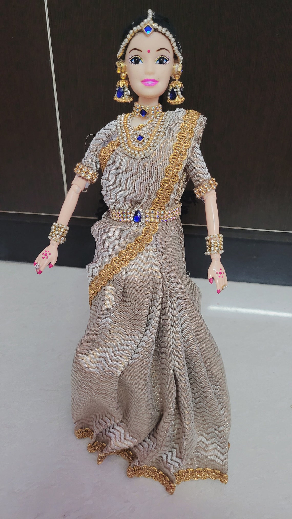 Traditional Saree Wear Barbie Doll Welcome Doll Decor Doll Function ...